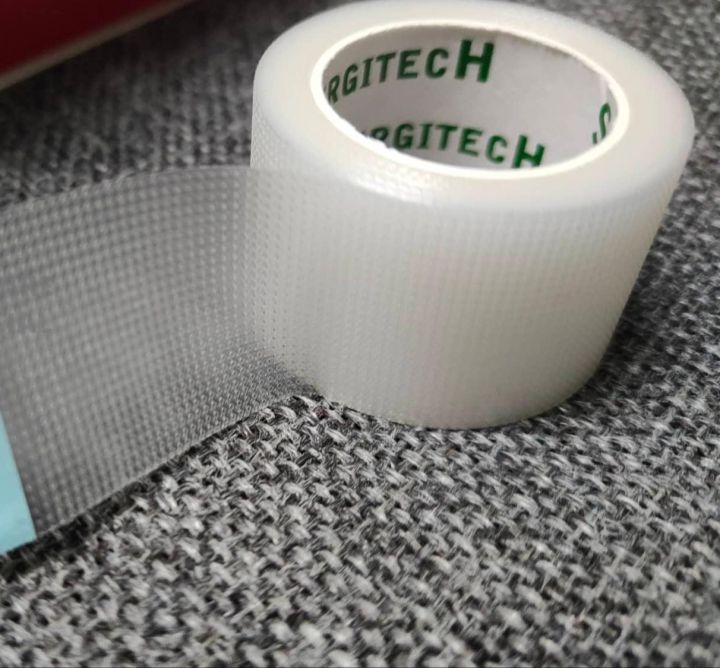 Surgical Tape (PE Plastic) 1″ - (1 Roll) | PE hypoallergenic tape ...