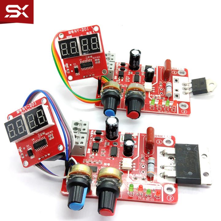 NY-D01 Spot Welder Control Board 40A 100A Digital Spot Welding Machine ...