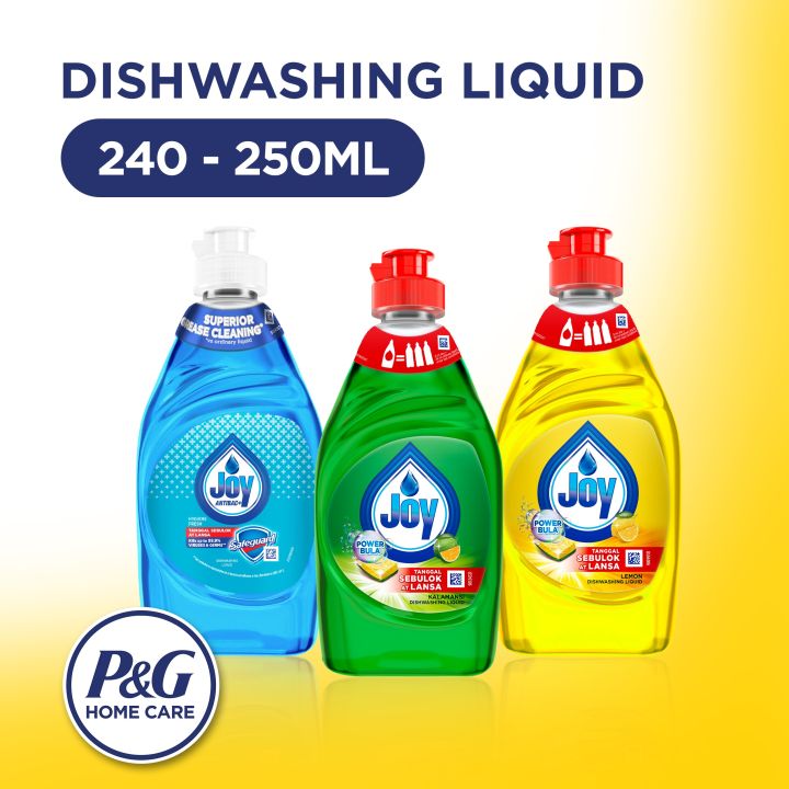Joy Dishwashing Liquid Kalamansi Lemon Antibac Hygiene Fresh 240ml ...