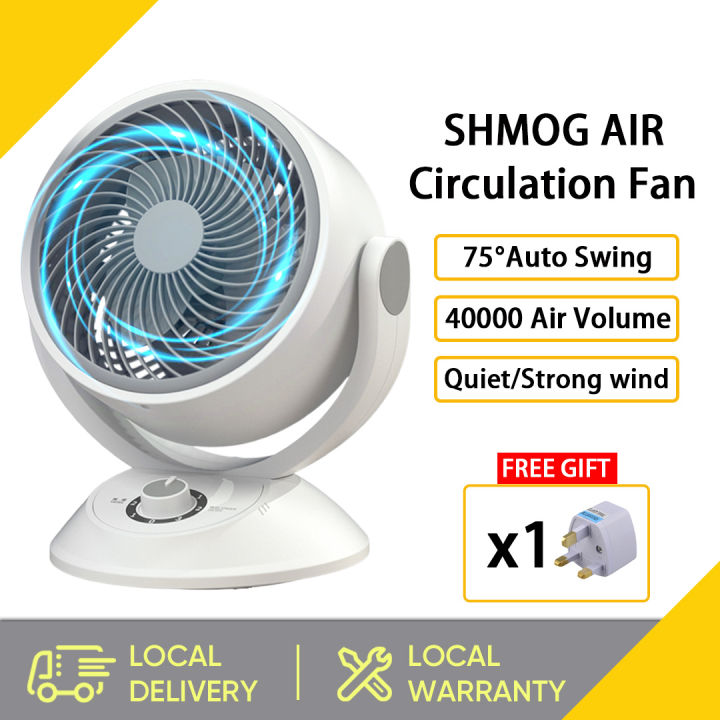 【Free Gify】SHMOG Original Japan Turbo Stand Fan Swing & Remote Control ...
