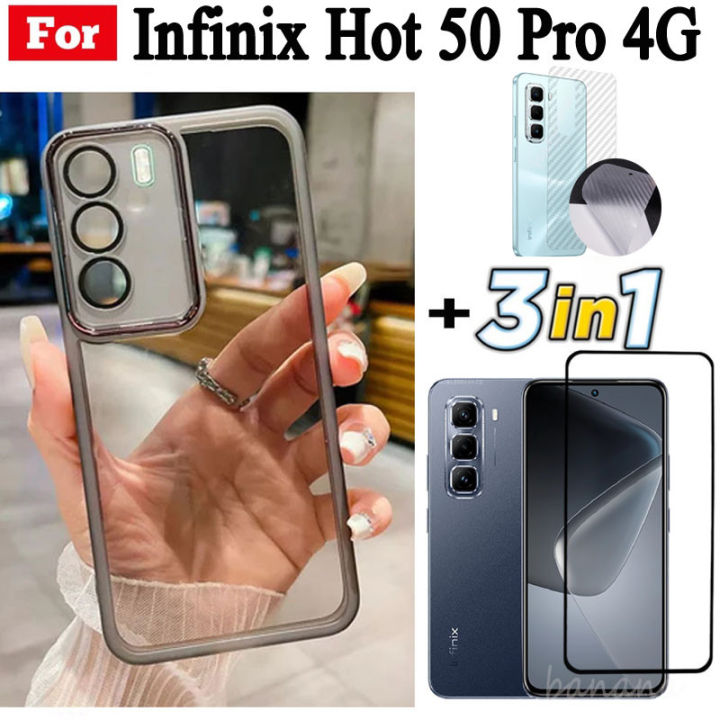Infinix Hot 50 Pro 50i Hot 50 4G Hot 50 5G เคสโทรศัพท์ชุบปลอกอ่อน ...