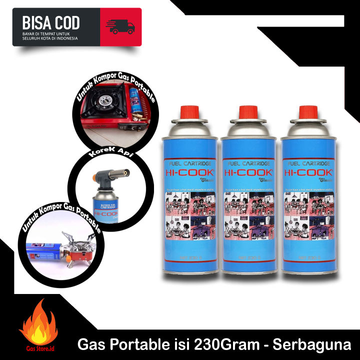 3pcs - gas portabel refil Gas Kaleng Gas Outdoor Gas Refill Gas Kompor ...