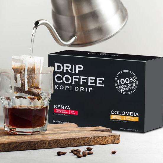 ORIGINAL 】Vergold Drip Coffee - Medium & Dark Roasted, 20 Sachets | Lazada