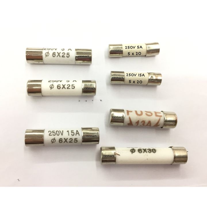 10pcs 3A / 5A / 13A / 15A FUSE CERAMICS For Plug Top | Lazada