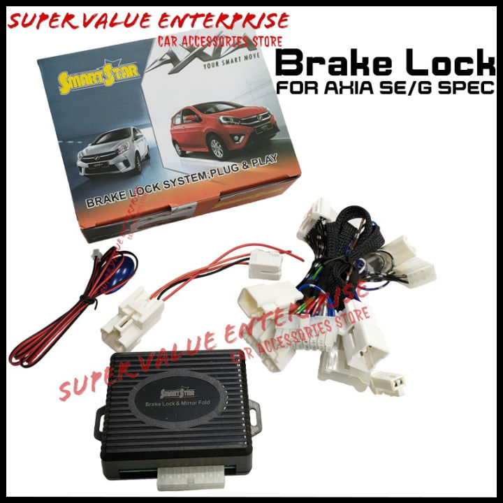PERODUA AXIA G/SE-Spec 2 in 1 Foot Brake Lock / Lock & Unlock Switch ...