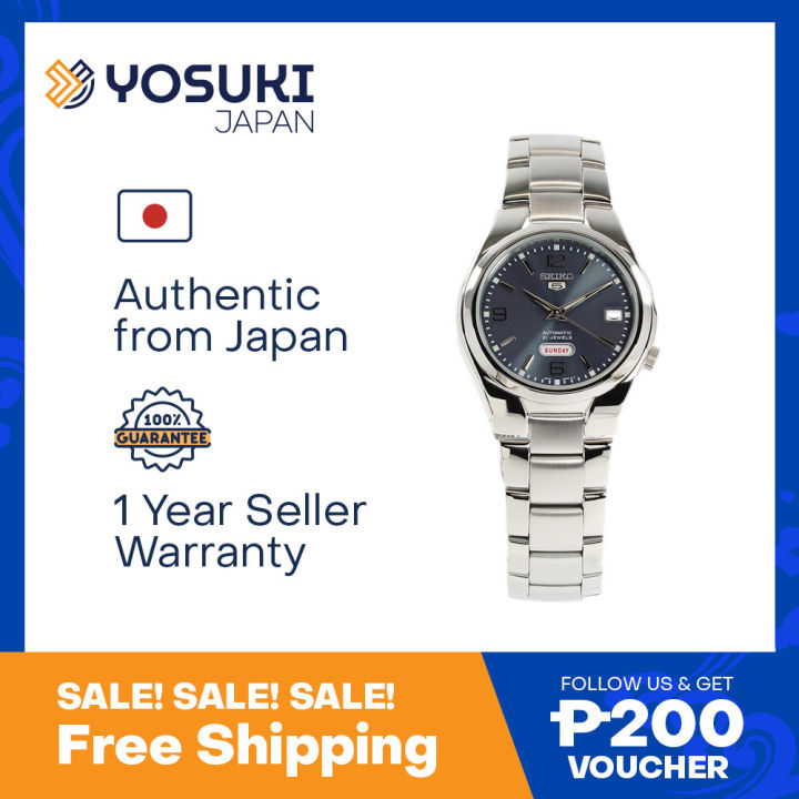 SEIKO SNK621K1 SNK621K Blue Gray Silver Wrist Watch For Men from YOSUKI ...