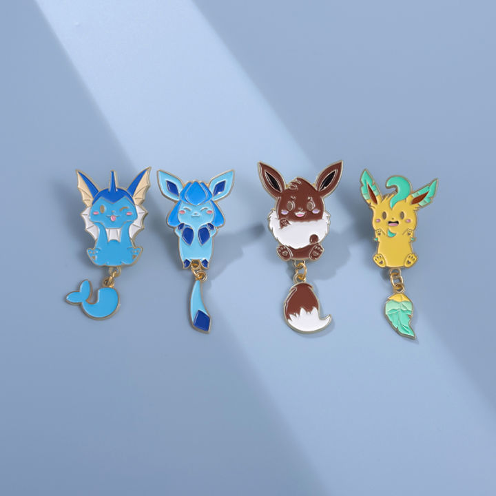 Anime Pokémon Chain Enamel Brooch Fashion Metal Backpack Badge | Lazada