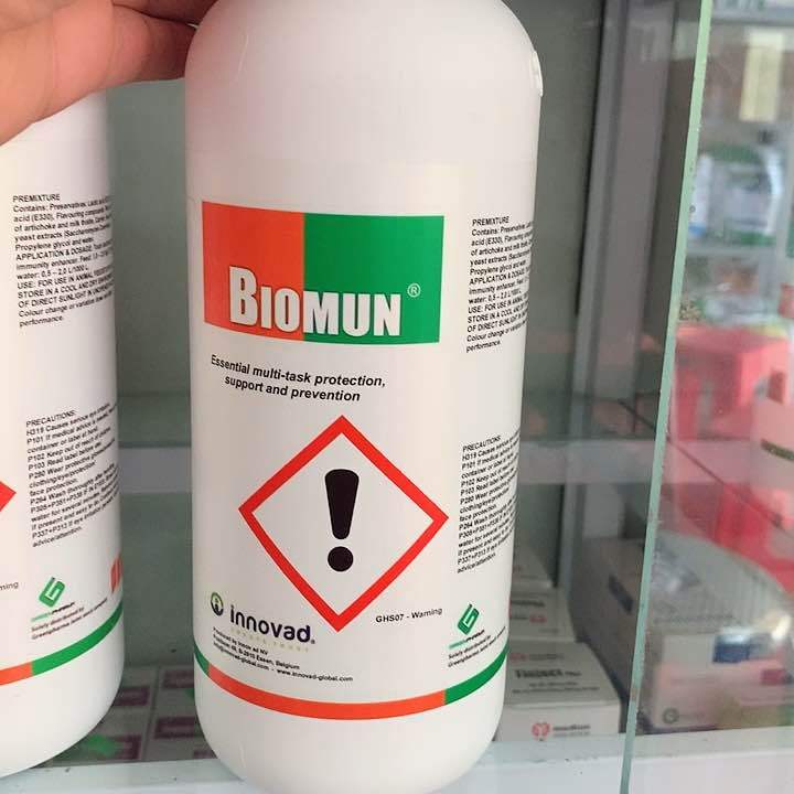 BIOMUN (Chai 1 lít). Giải Độc Gan Thảo Dược Chiết Xuất Nâm Men. Thuoc ...