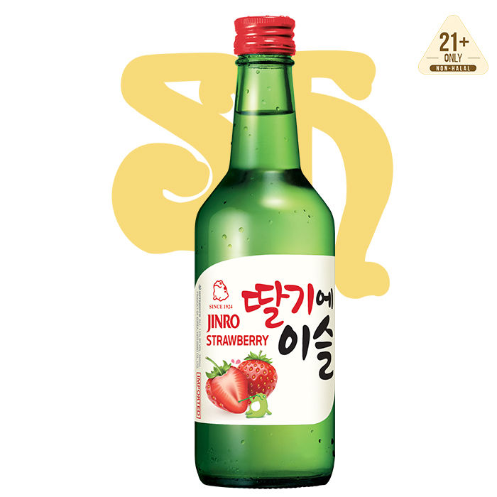 Jinro Strawberry Soju 360ml | Lazada