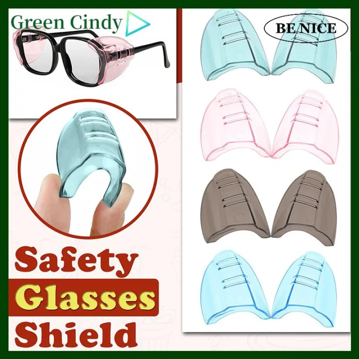 [Green Cindy] Side Shields for Eye Glasses Slip-On Safety Glasses ...