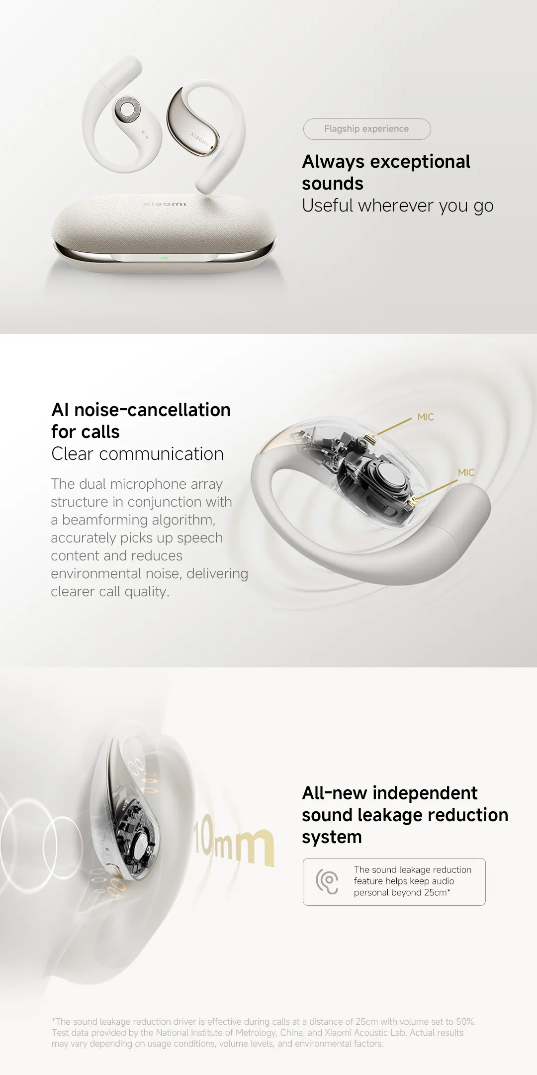 Xiaomi OpenWear Stereo Grey – Open-Ear Hi-Res Headphones