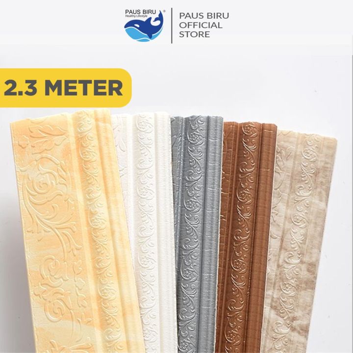 Paus Biru - Wall Border List / Wallborder Foam 3D / List dinding 3D 2.3 ...