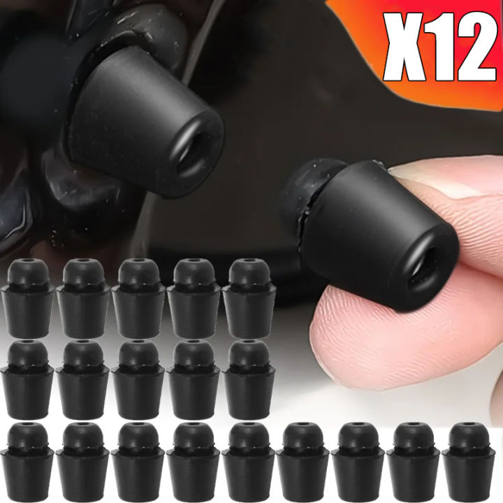 12PCS Car Door Rubber Pads Anti-collision Gasket Door Closing Shock ...