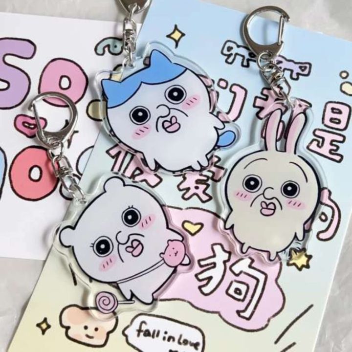 LOPU Momonga Móc khóa Anime chiikawa Hoạt hình Rakko dây chuyền Túi ...