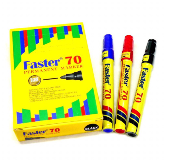 FASTER 70 permanent marker pen - PER BOX | Lazada