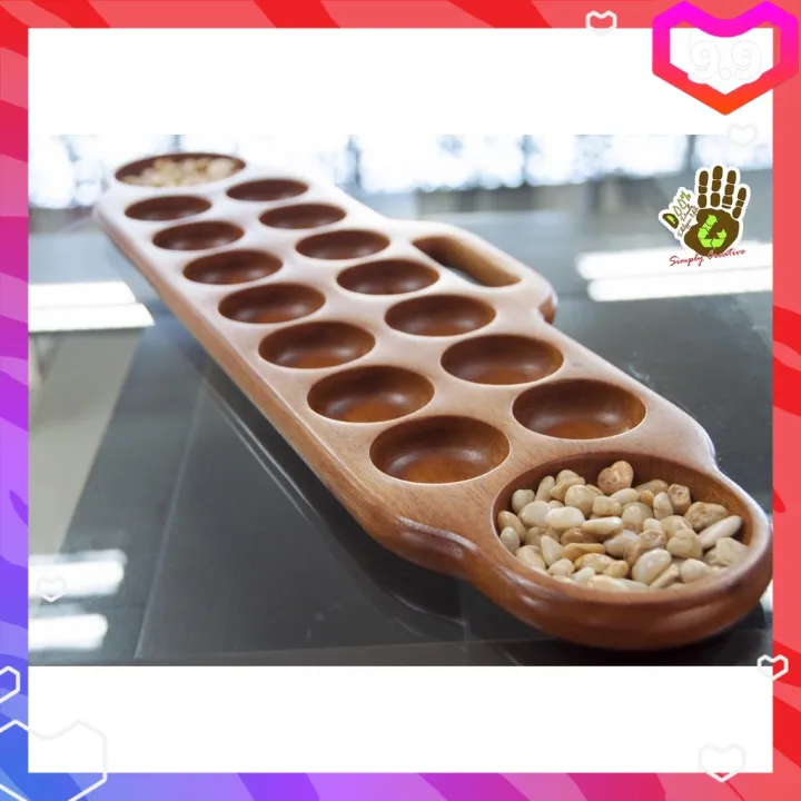 Wooden Sungka Board Game | Lazada PH