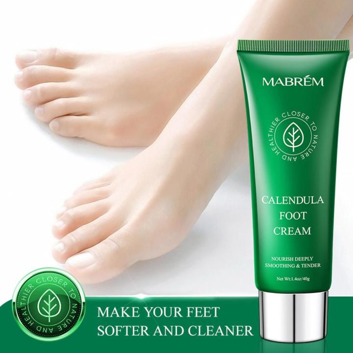 MABREM Foot Care Cream Anti Cracking Calendula Olive Heel Skin Nourish ...