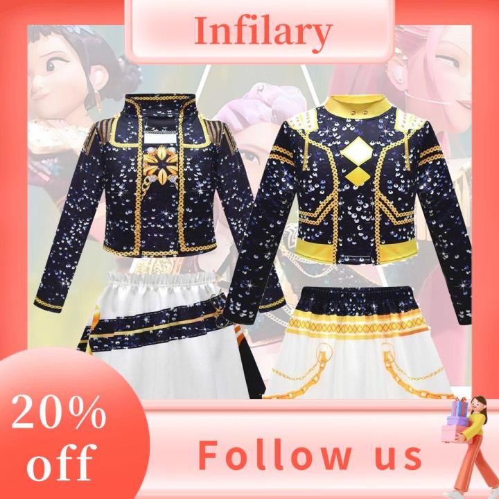 INFILARY Mira Cosplay Kpop Demon Hunters Costume Kpop Group Idol Rumi ...