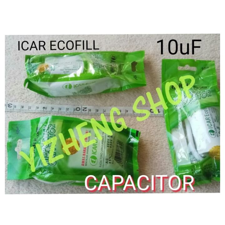 KAPASITOR 10 UF ICAR ECOFILL HI - POWER CAPASITOR 10 UF | Lazada Indonesia