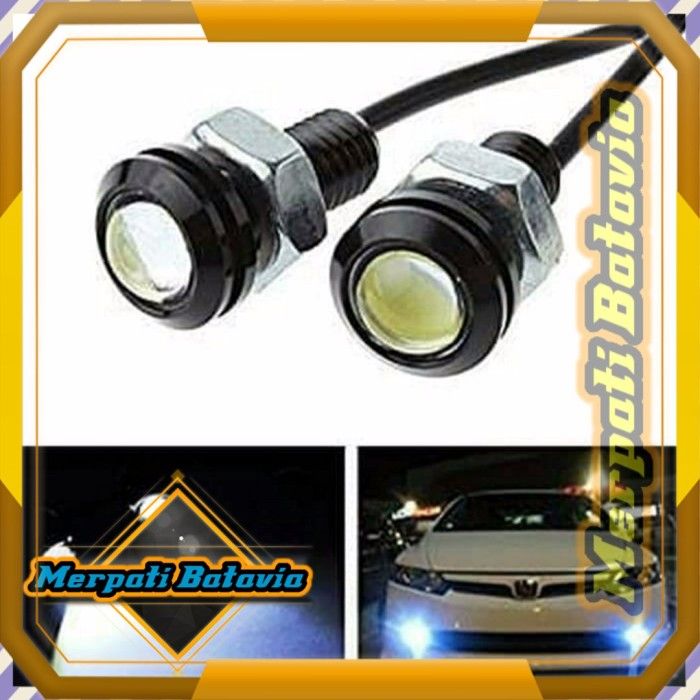 Lampu LED Mobil Mata Elang Baut Eagle Eyes 12 Volt 23 mm Waterproof ...