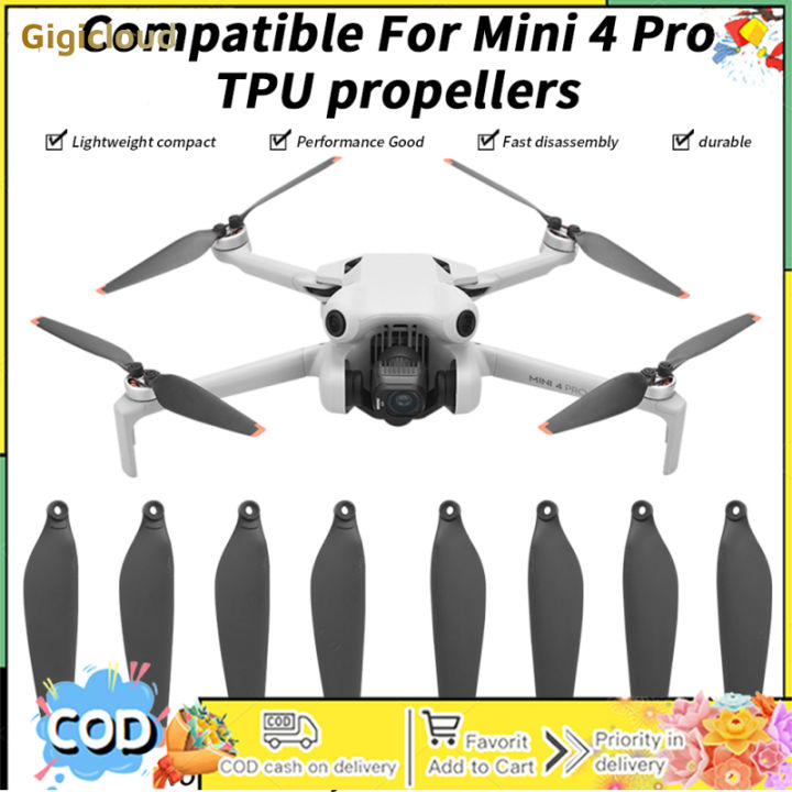 2 Pair Drone Propellers 6030 Silent Noise Reduction Quick Release ...