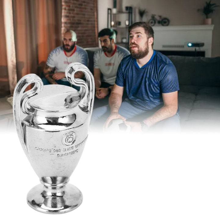 [Tiema] Mini Champions League Cup Metal Champions Trophy Ornament For ...