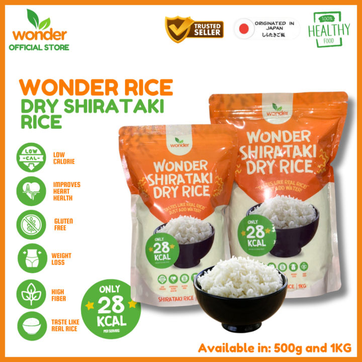 Wonder Health | Dry Shirataki Rice 【Low Carb, Source of Fiber, Rice ...