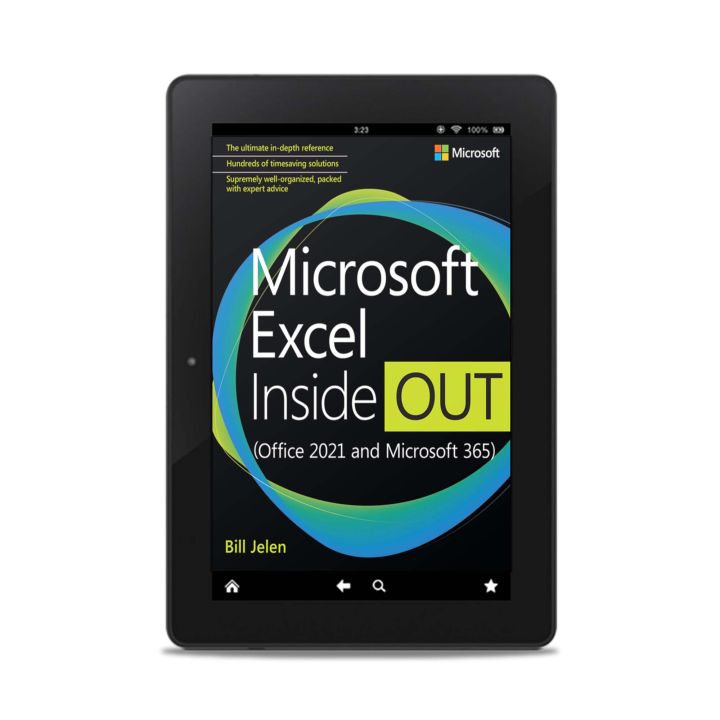 [eBook]Microsoft Excel Inside Out (Office 2021 and Microsoft 365 ...