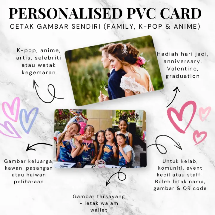 Custom PVC Card Printing | Print Your Own Images & Designs (Perfect for ...