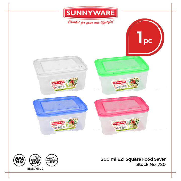 1pc 200 ml EZI Food Saver Keeper Storage Container | Sunnyware 720 ...
