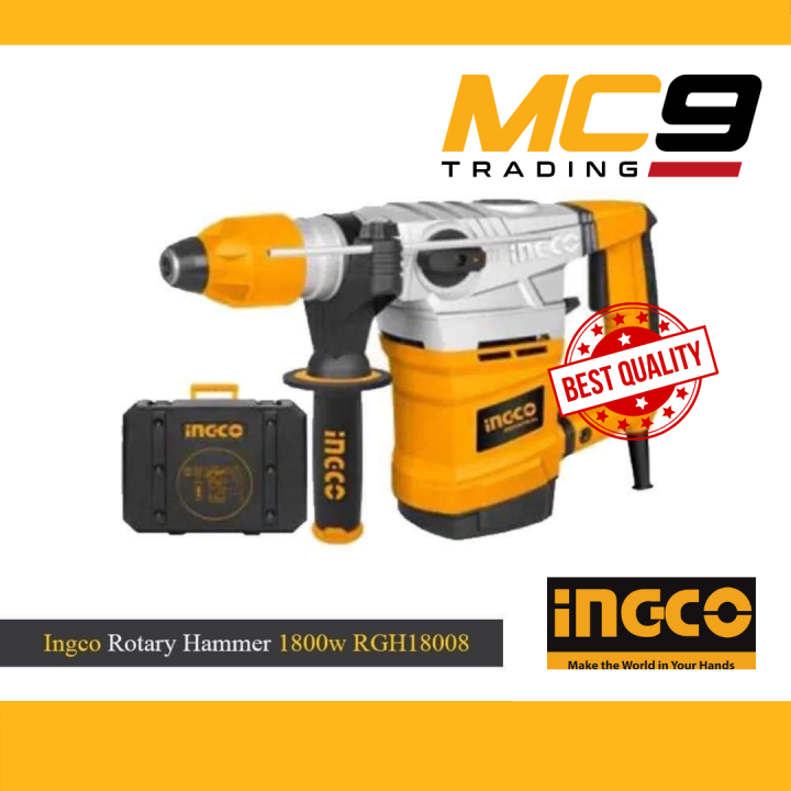 Ingco Rotary Hammer 1800w RH18008 | Lazada PH