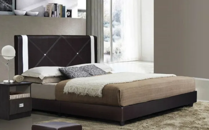 Divan Queen Bed Frame Katil Queen PVC Bed | Lazada