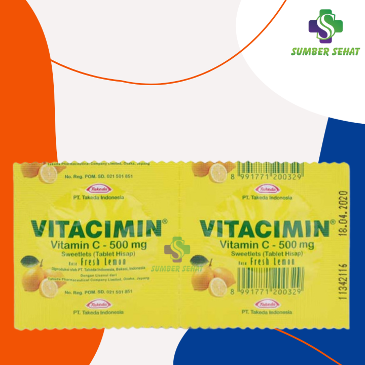 VITACIMIN SWEETLEST RASA LEMON STRIP 2 TABLET | Lazada Indonesia