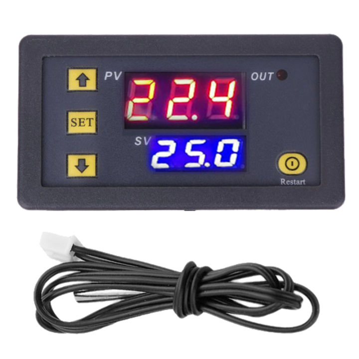 W3230 DC 12V 24V AC 110V-220V 20A Digital Temperature Controller LED Display Thermostat with ...
