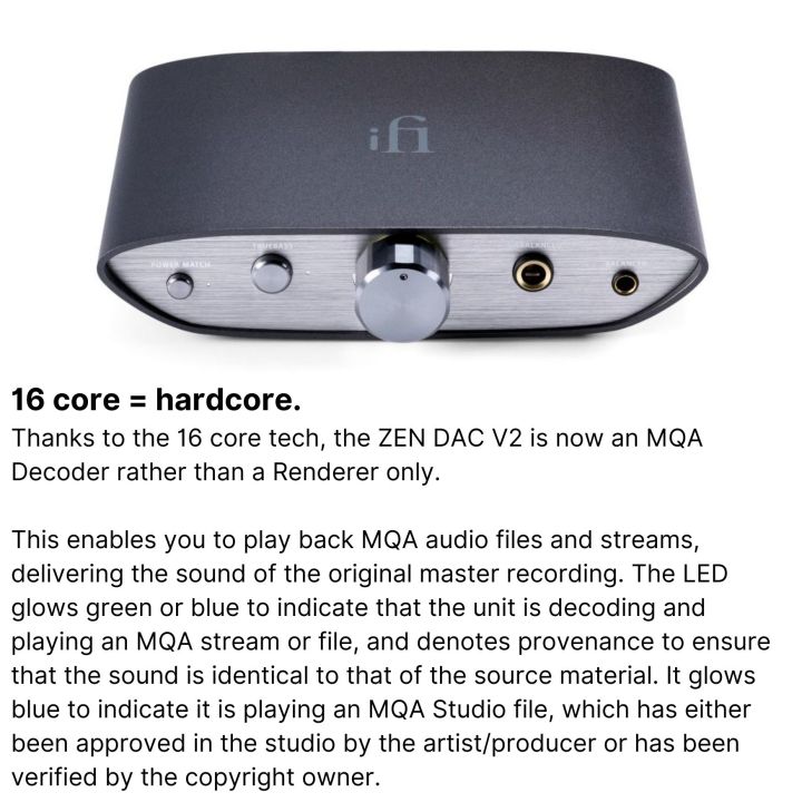 iFi ZEN DAC v2 High-resolution Burr Brown DAC 4.4 Balance | Lazada