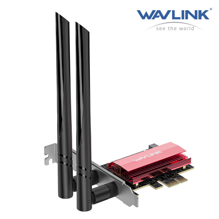 WAVLINK 2024 New BE8800 WiFi 7 PCIe Network Card, Tri-Band BE200 ...