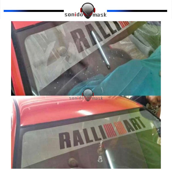 RALLI ART CAR STICKER RALLIART CERMIN BELAKANG KERETA WIDESCREEN ...