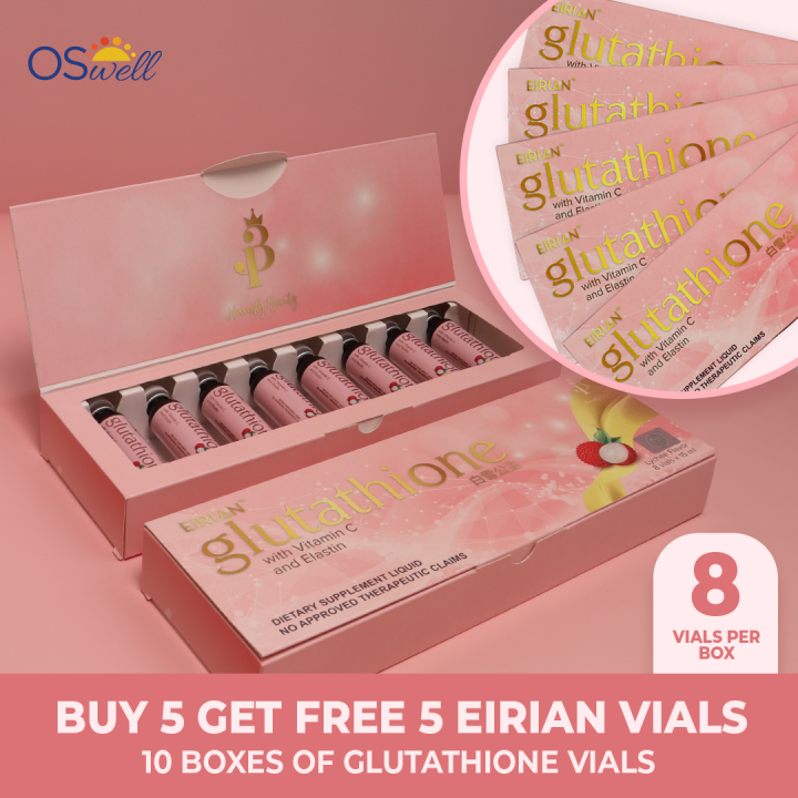 OSwell Original Eirian Glutathione Vials with Vitamin C (Onhand) FDA ...
