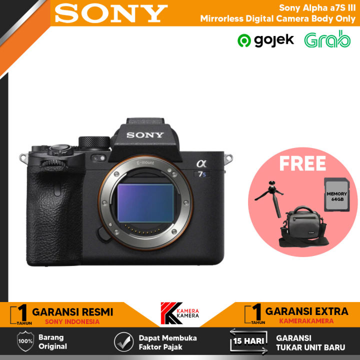 SONY Alpha A7S III A7SIII A7S MARK III Body - GARANSI RESMI- Body Only | Lazada Indonesia
