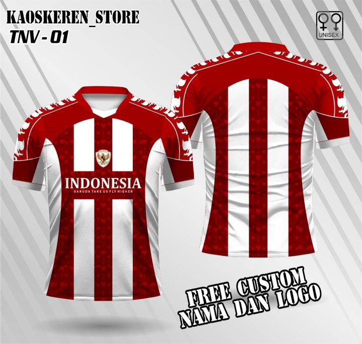 Jersey timnas indonesia jersey vintage kaos timnas indonesia fans ...