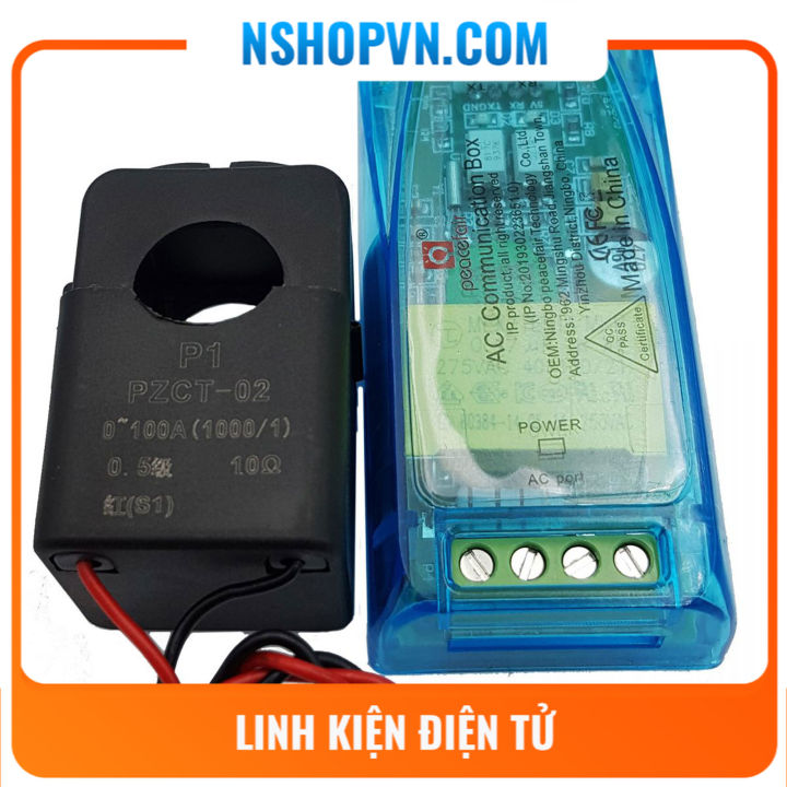 Module đo điện AC PZEM-004T cổng CT tròn | cổng PZCT-02 100A. | Lazada.vn