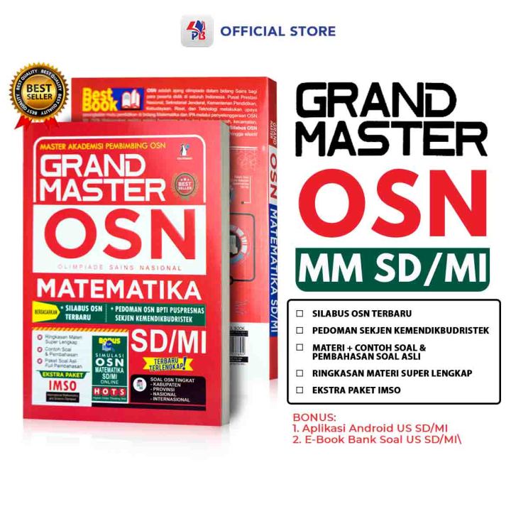 Buku Olimpiade Sains Nasional OSN SD : Grand Master OSN Matematika SD/MI Terbaru Terlengkap ...