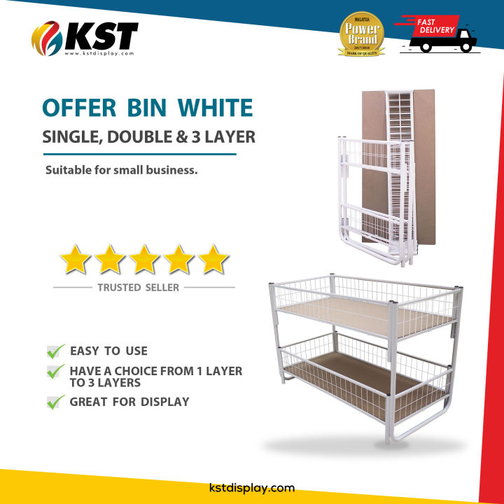 [High Quality] Rak Kedai Runcit Supermarket Equipment OFFER BIN SINGLE ...