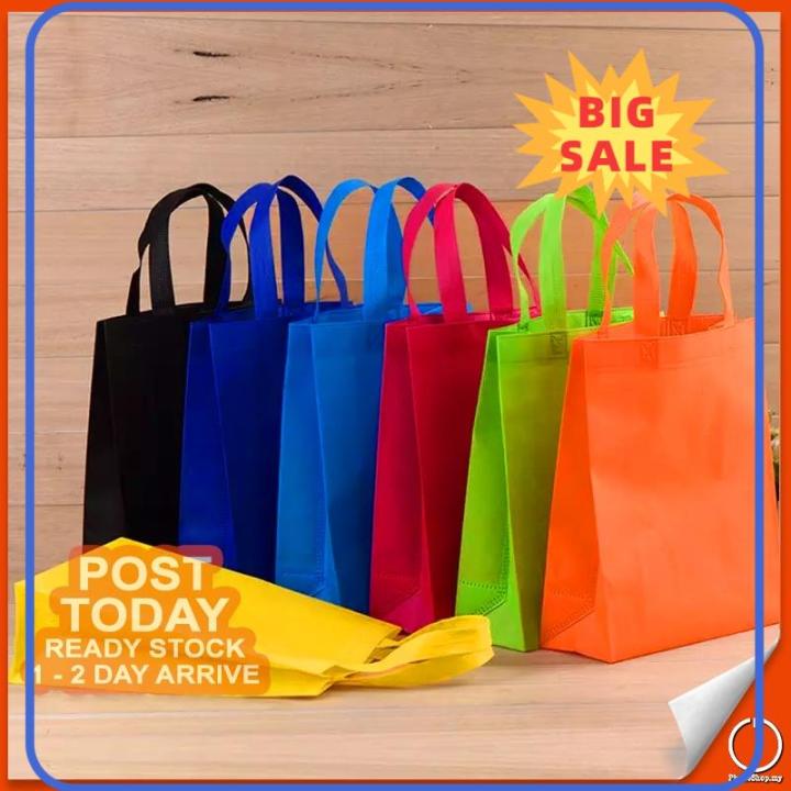 ⭐ ⭐READY STOCK⭐ ⭐ A4 Size Plain Non Woven Bag Beg Go Green Shopping ...