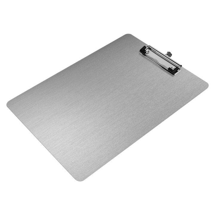 Metal Clipboard Folder A4 Stainless Steel Clip Board Bill Storage ...