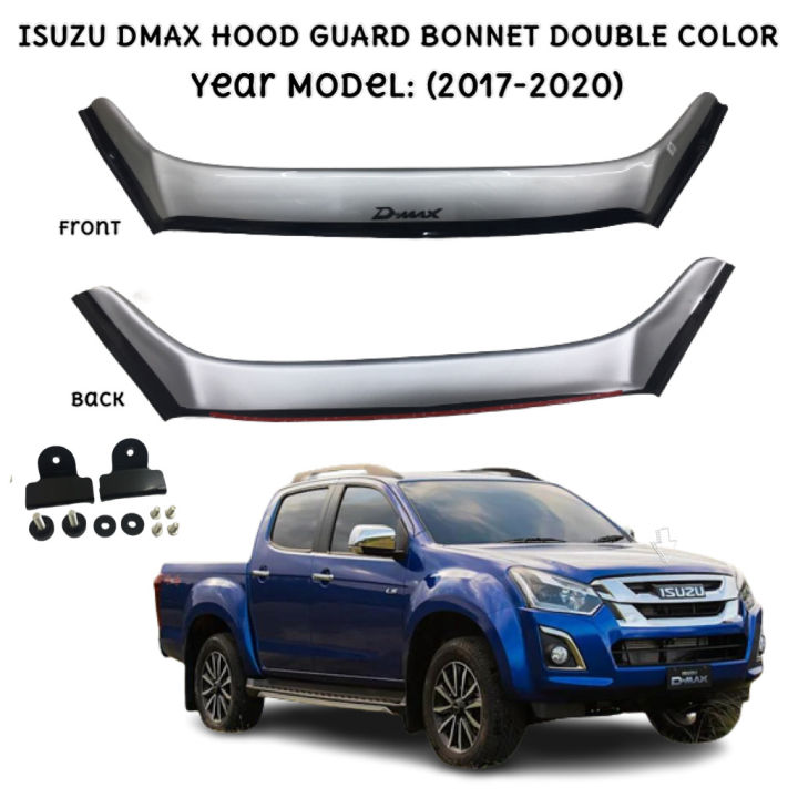 OC ABS Bonnet Hood Guard Deflector Cover for Isuzu D-max 2017 2018 2019 ...