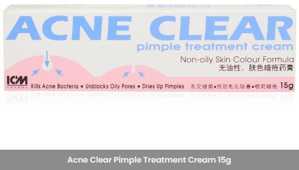 Acne Clear Pimple Treatment Cream 15G ICM Pharma | Lazada