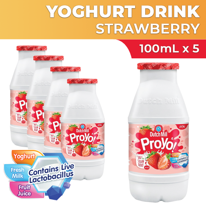 Dutch Mill Proyo Strawberry 100ml x 5 | Lazada PH