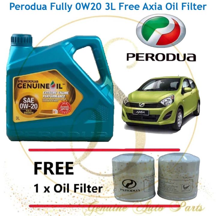 (100% OriginaL ) NEW PPACKING Perodua Fully Synthetic SAE 0W-20 0w20 ...