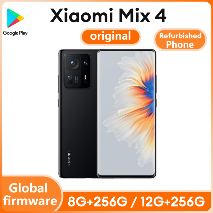 Re-furbished Phone Xiaomi MIX 4 Cellphone ,MI Smartphone NFC 8+256 120w Wireless50W Qualcomm ...